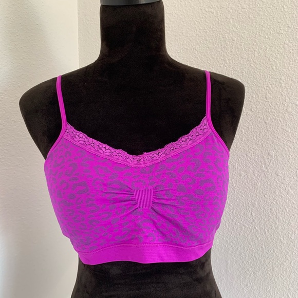 No Boundaries | Tops | No Boundaries Purple Animal Print Sports Bra 2x ...